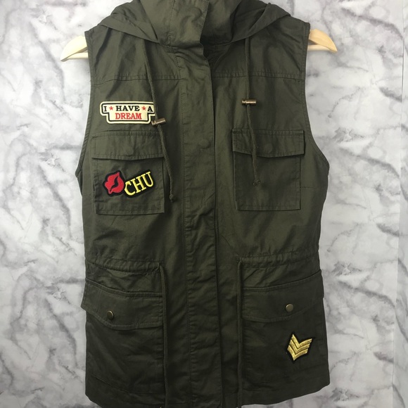 Love Tree | Jackets & Coats | Love Tree Hooded Utility Vest | Poshmark